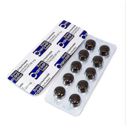 Dyna Charcoal Tablet (10's x 1 STRIP ) Tablet Charcoal 250mg 10s ...
