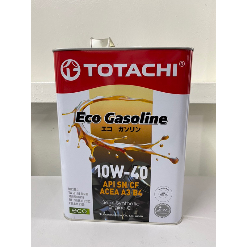 (oil change provided)Totachi 10W40 semi synthetic engine oil minyak ...