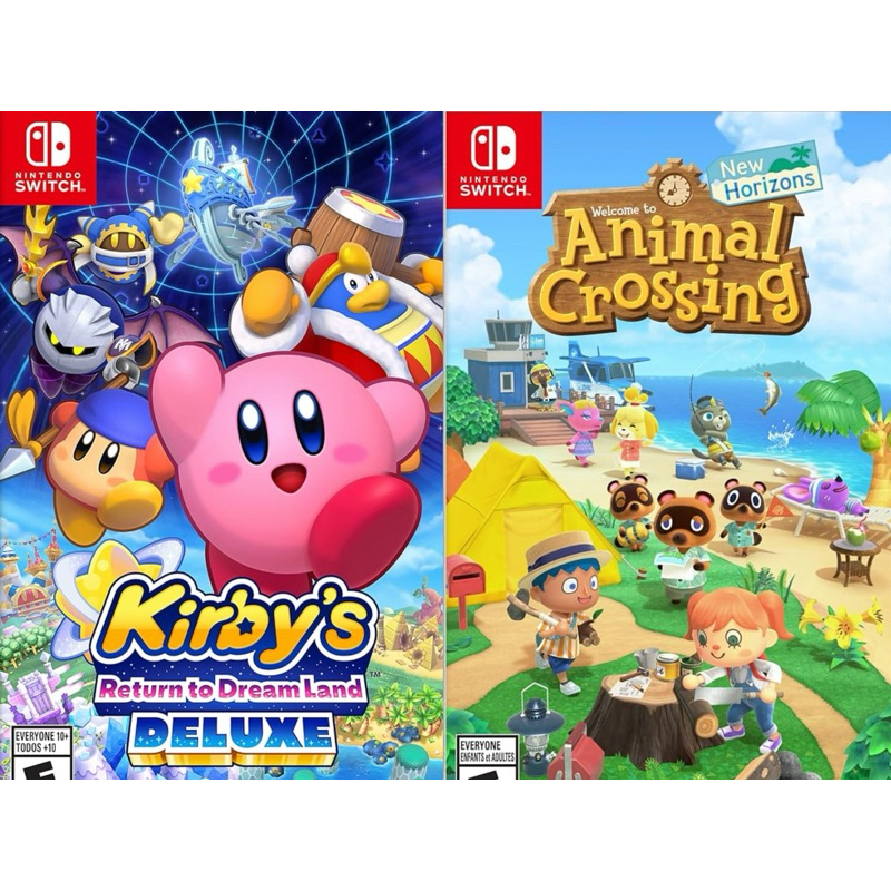 （2in1）Nintendo Switch Digital Animal Crossing+Kirby’s Return to Dream ...