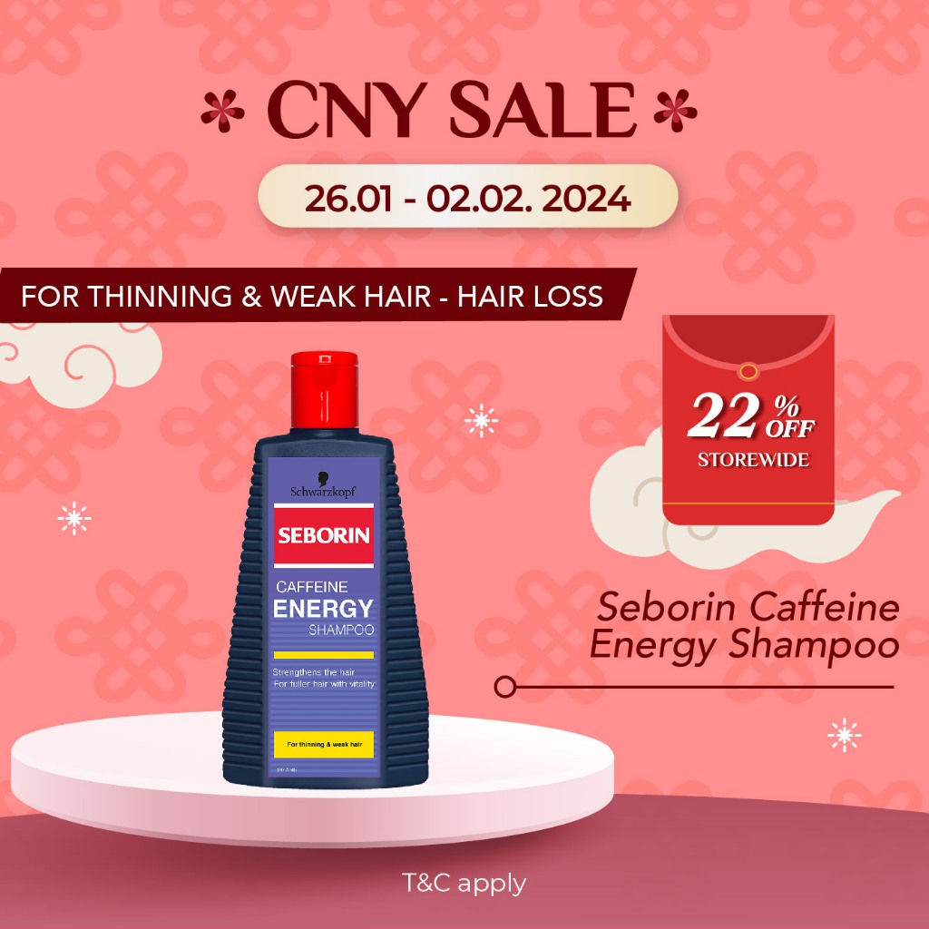 Schwarzkopf Seborin Caffeine Energy Shampoo (250ml) | Shopee Malaysia