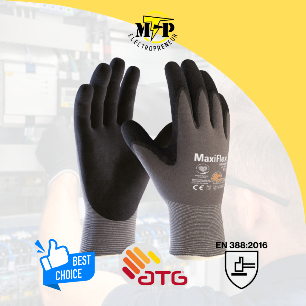 ORIGINAL MaxiFlex Ultimate Safety Gloves With AD-APT- Breathable Gloves ...