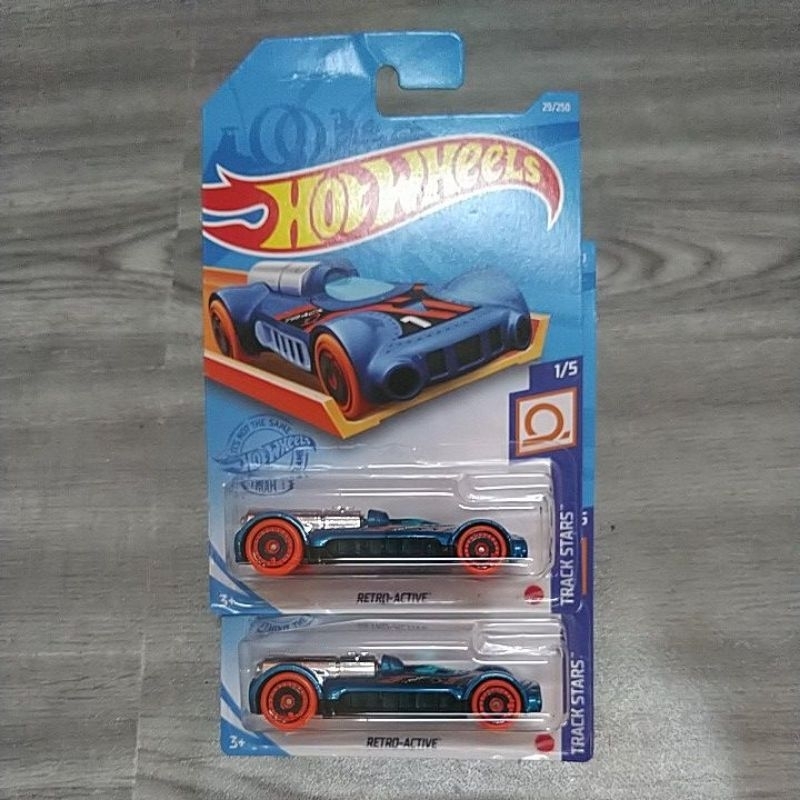 hot wheels RETRO ACTIVE(1harga 2brg) | Shopee Malaysia