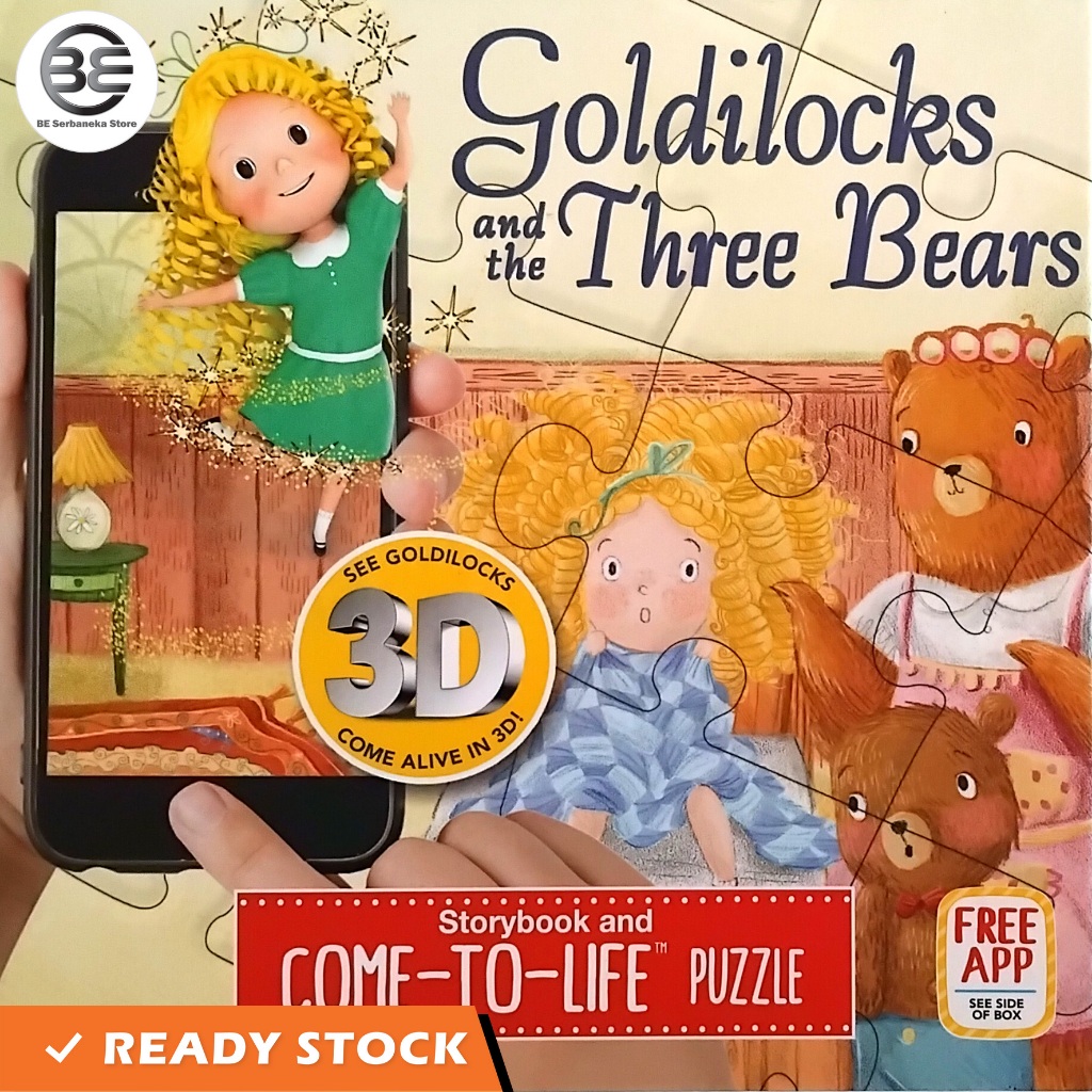 Goldilocks and the Three Bears: Storybook and Come-To-Life Puzzle ...