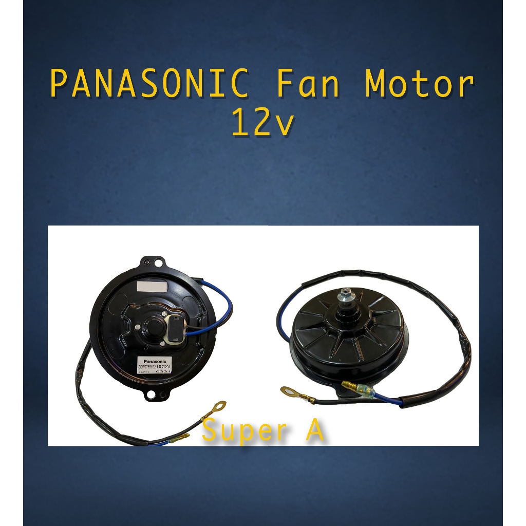 UNIVERSAL CAR 12V PANASONIC AIRCOND COOLING FAN MOTOR MOTO ORIGINAL ...