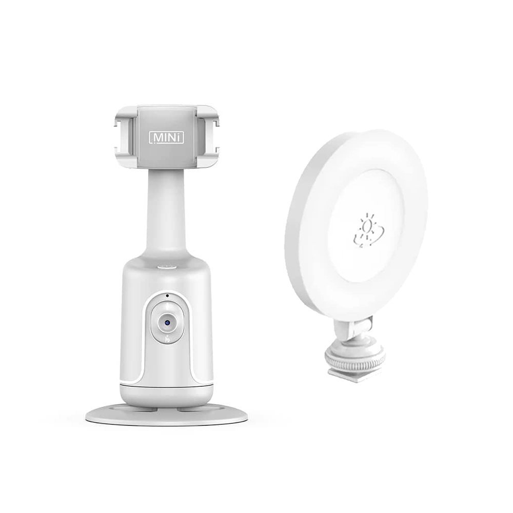 GoliveMic BOBOT P01 Auto Face Tracking Phone selfie stick Smart 360°rotation holder | Shopee ...