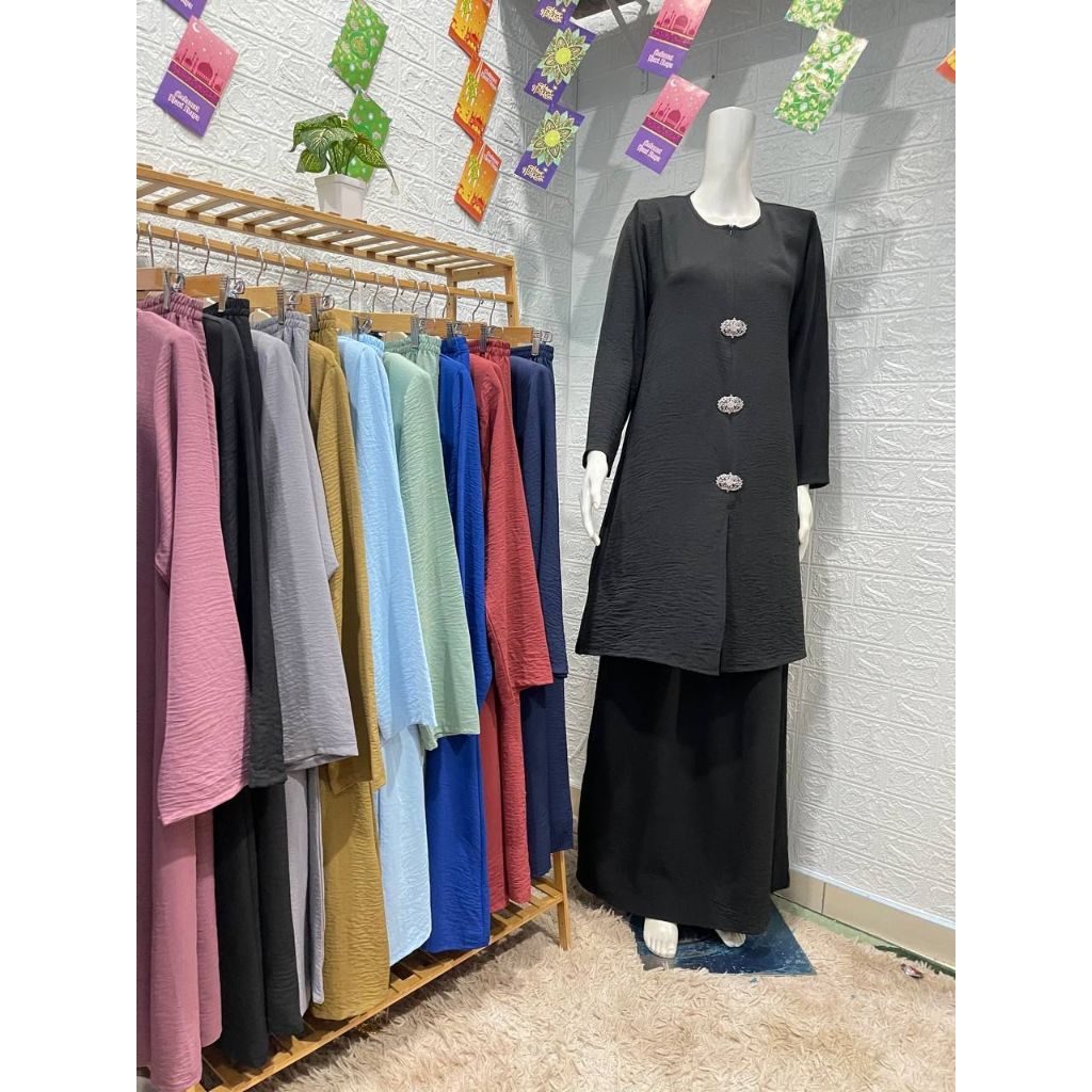 KEBAYA DANG SURIA by ABAYA SIGADIS - PLUS SIZE, CEY IRONLESS, ZIP BF ...