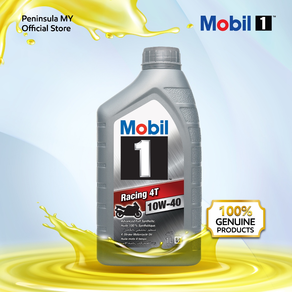 Mobil 1™ Racing 4T 10W40 (1L) | Shopee Malaysia