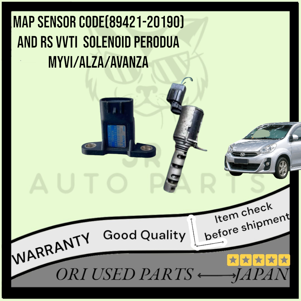 MAP SENSOR CODE(89421-20190) AND RS VVTI SOLENOID PERODUA MYVI/ALZA ...