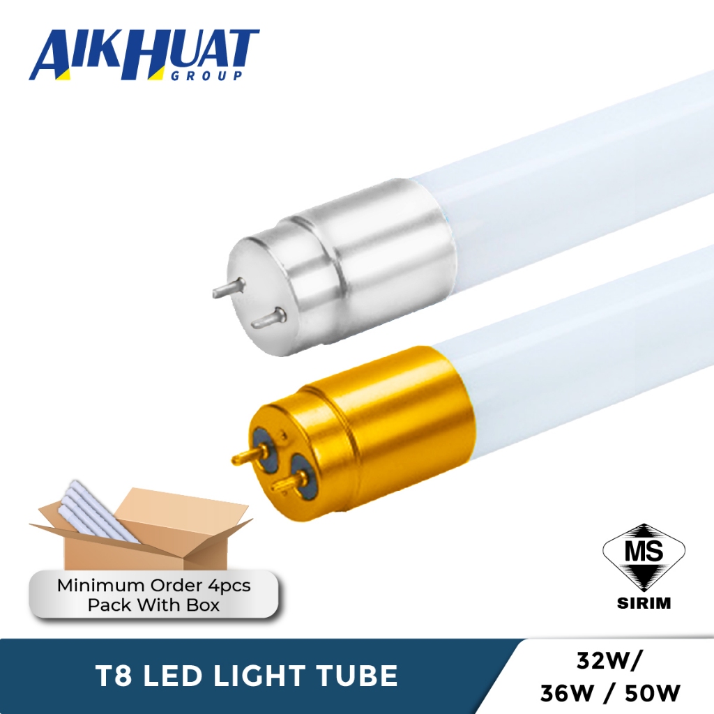 (Sirim) T8 LED Light Tube 24W 32W 36W 50W 4FT Wall Ceiling Light Extra ...