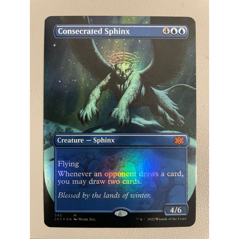 MTG:Double Masters 2022 (2X2) 345 M - Consecrated Sphinx (Borderless Foil) | Shopee Malaysia