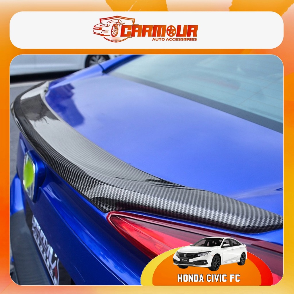 🔥READY STOCK🔥 Honda Civic FC Rear Trunk Lip Spoiler | Shopee Malaysia