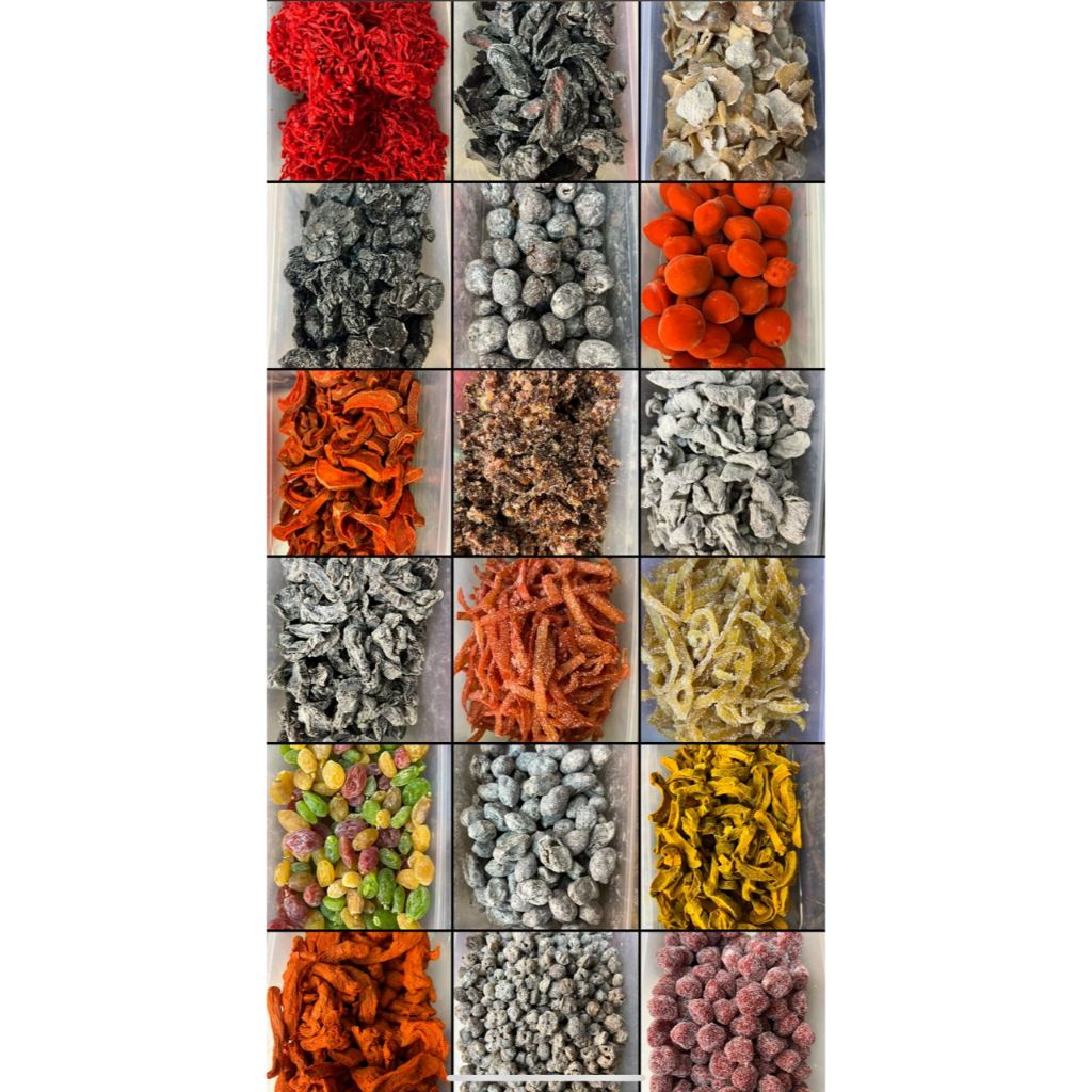 250g [HALAL] Pelbagai jenis asam MANIS / MASAM / MASIN (plastik ...