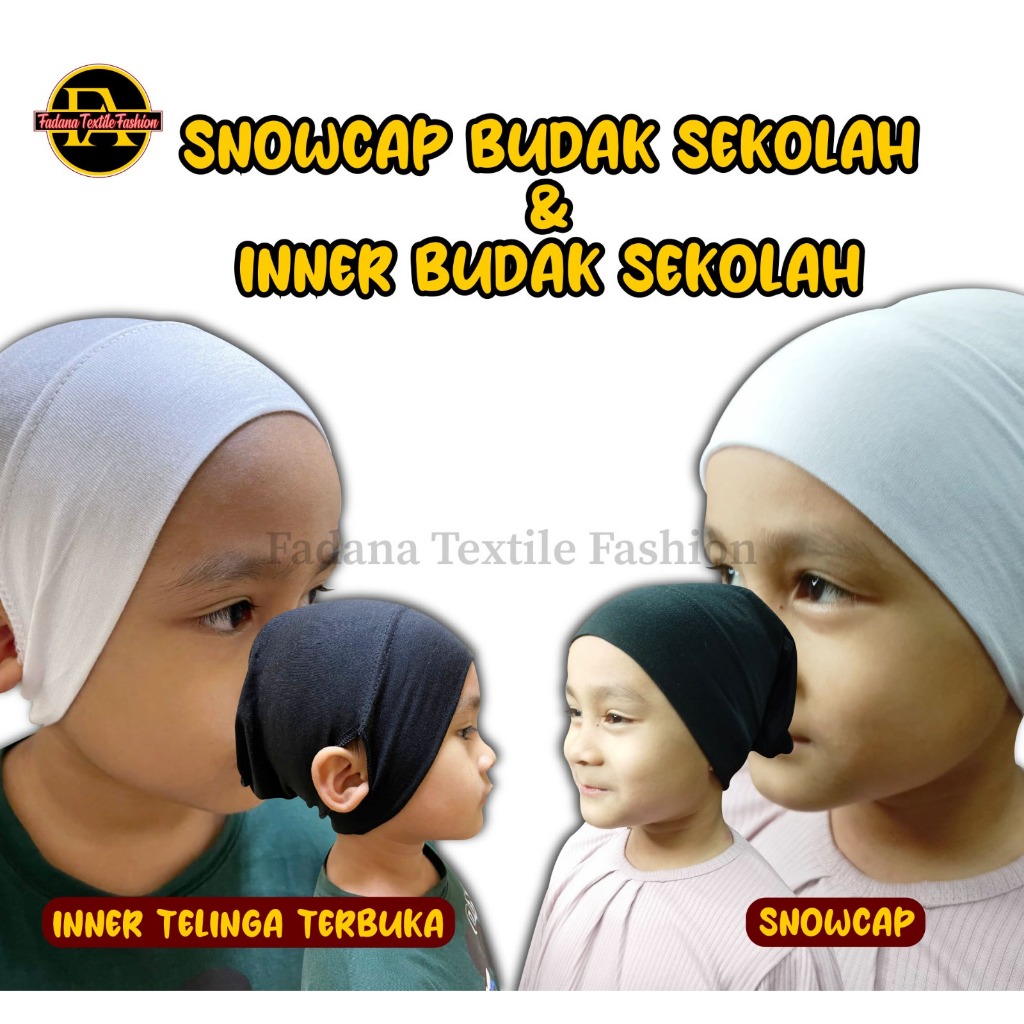Anak Tudung Snowcap Inner Budak Sekolah Sarung Scarf Anti Pekak Telinga ...