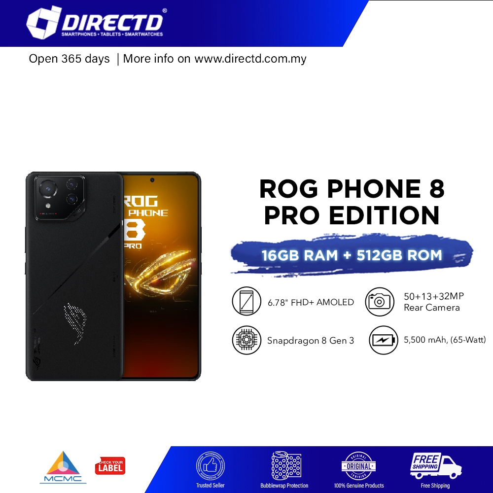 Asus ROG Phone 8 Pro Edition [24GB RAM | 1TB ROM] | Shopee Malaysia