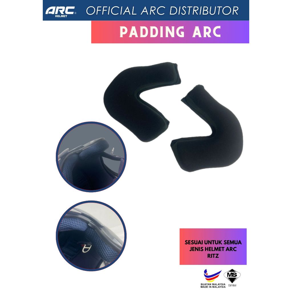 PADDING ARC RITZ (EAR) | Shopee Malaysia