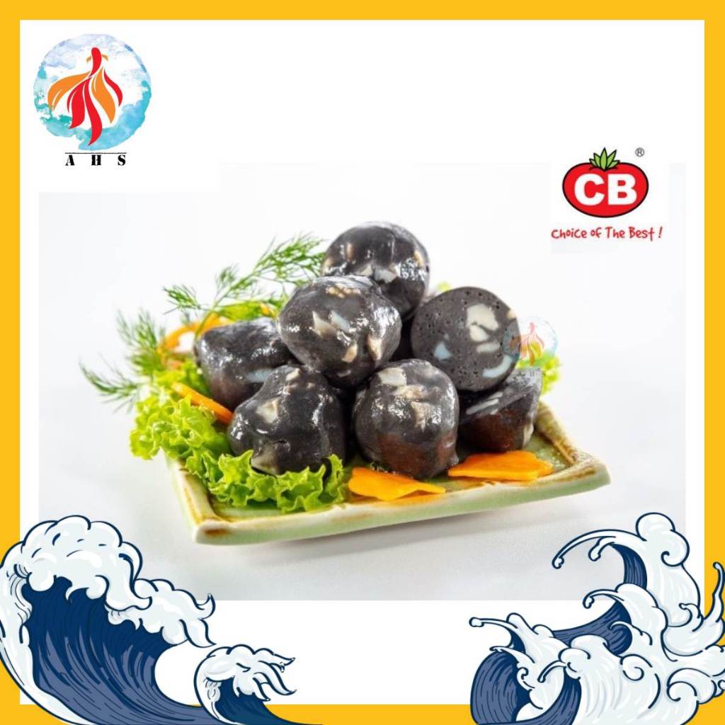 CB Cuttlefish Ball With Squid Ink 墨汁花枝丸 8pcs (160g) | Shopee Malaysia