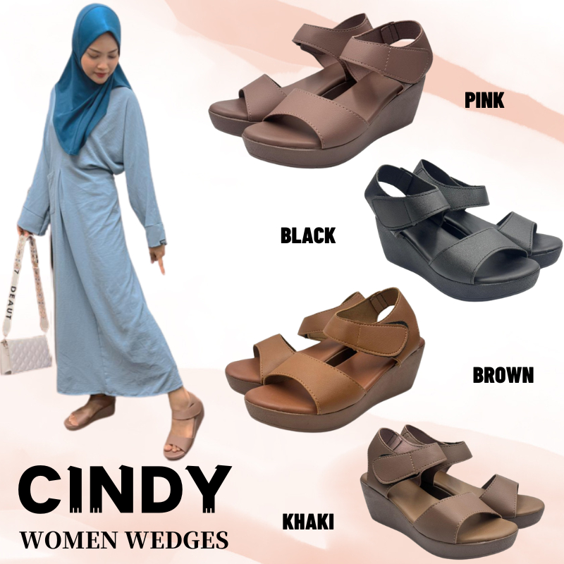 Pro Moll Women Shoes Kasut Perempuan Wedges Jenis Wedges Sandal - P20 ...
