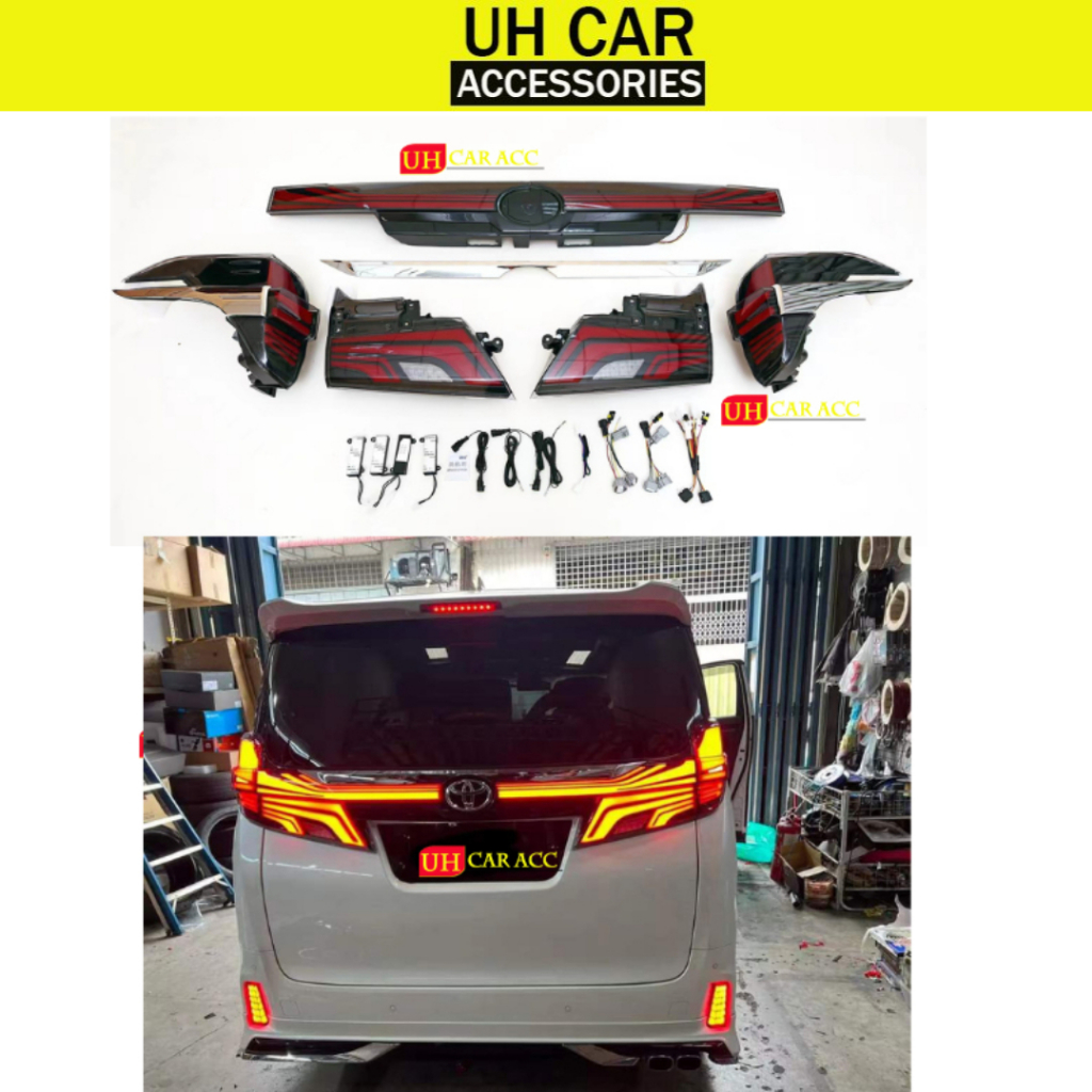 TOYOTA ALPHARD VELLFIRE AGH30 2015-2023 LED TAILLAMP TAIL LAMP LIGHT ...