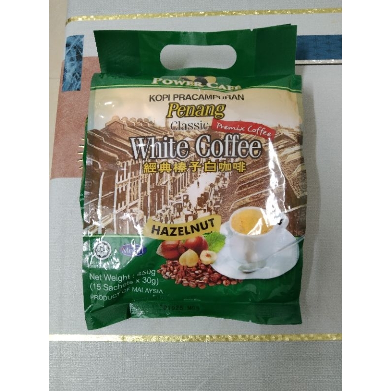 POWER CAFE KOPI PRACAMPURAN PANANG CLASSIC WHITE COFFEE 15x30g | Shopee ...