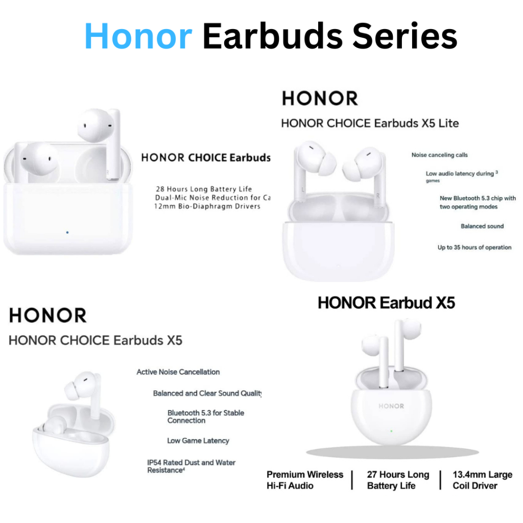 [ORIGINAL] HONOR CHOICE EARBUDS X & X5 & X5 LITE & X7e / HONOR EARBUDS ...