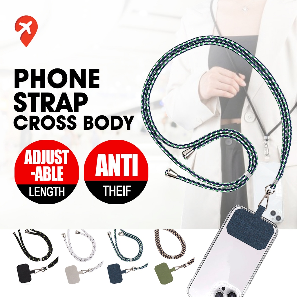 Phone Strap Cross Body Anti Thief | Phone Lanyard Crossbody | Tali ...