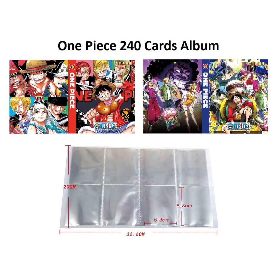 One Piece 240 Cards Album TCG Card Sleeve Card | Shopee Malaysia