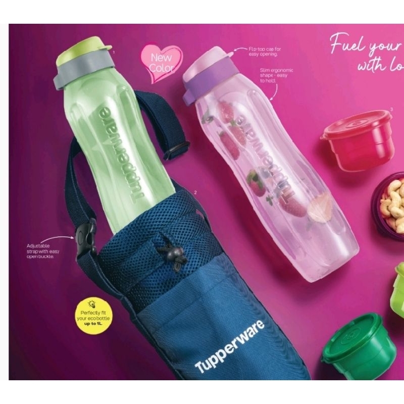 Tupperware Slim Eco Bottle 1Liter | Shopee Malaysia