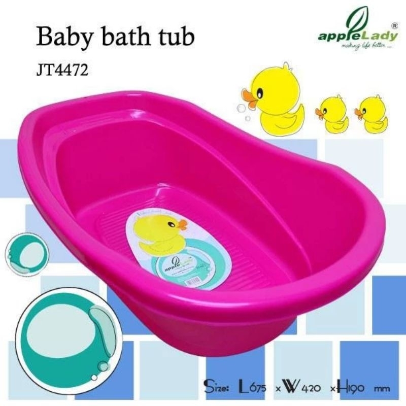 CTBB-4472-B BLUE - Applelady 4472 Baby Bath Tub / Besen Mandi Baby ...