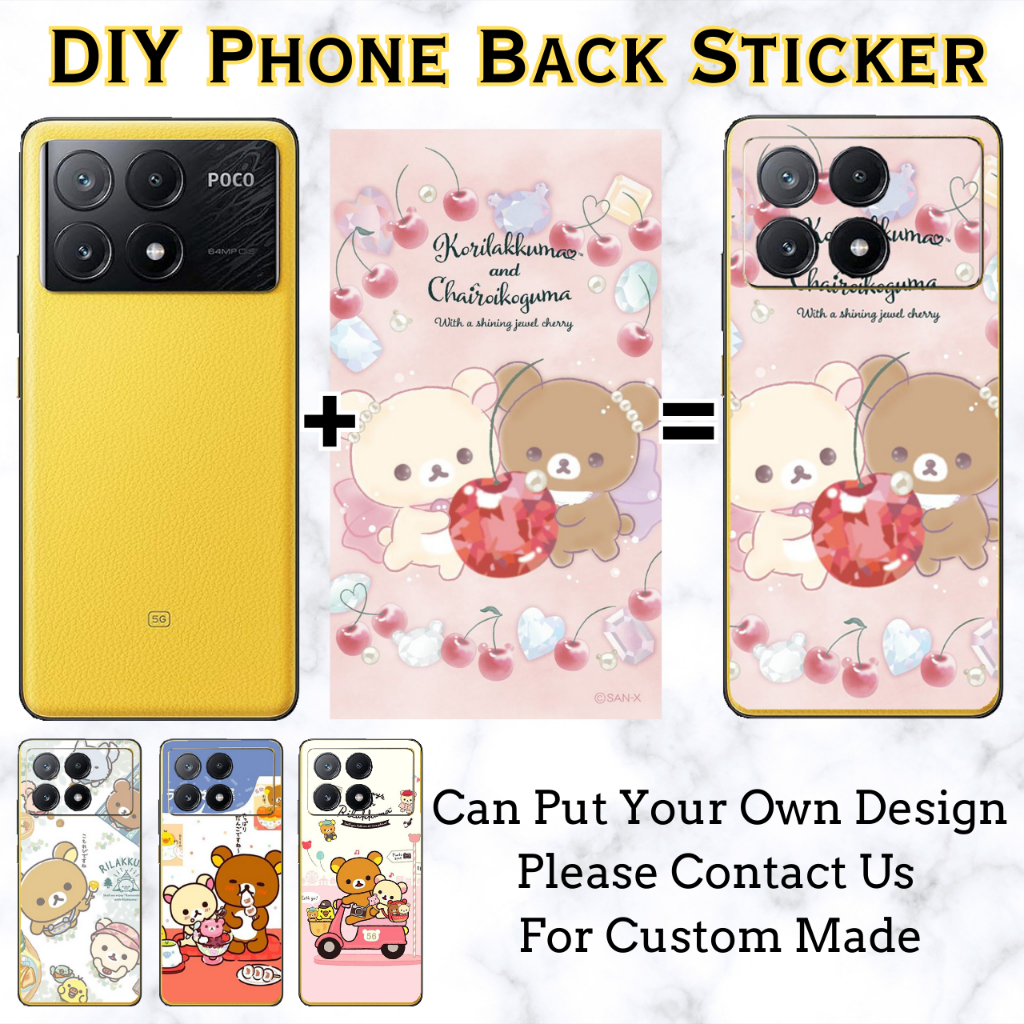 Rilakkuma Back Film For Xiaomi Poco X6 Pro Poco M6 Pro 5G Poco M6 Poco ...