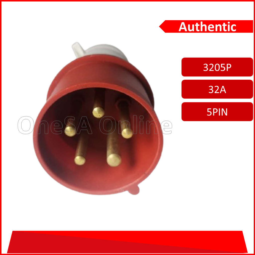 32A 5PIN INDUSTRIAL PLUG(3205P) | Shopee Malaysia