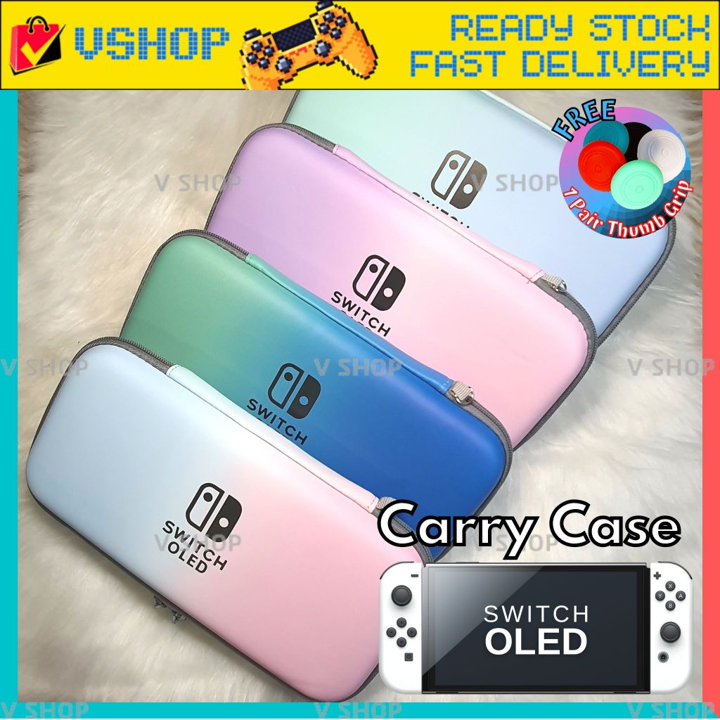 [READY STOCK][FREE THUMB GRIP] Nintendo Switch OLED/V1/V2 Carry Case ...