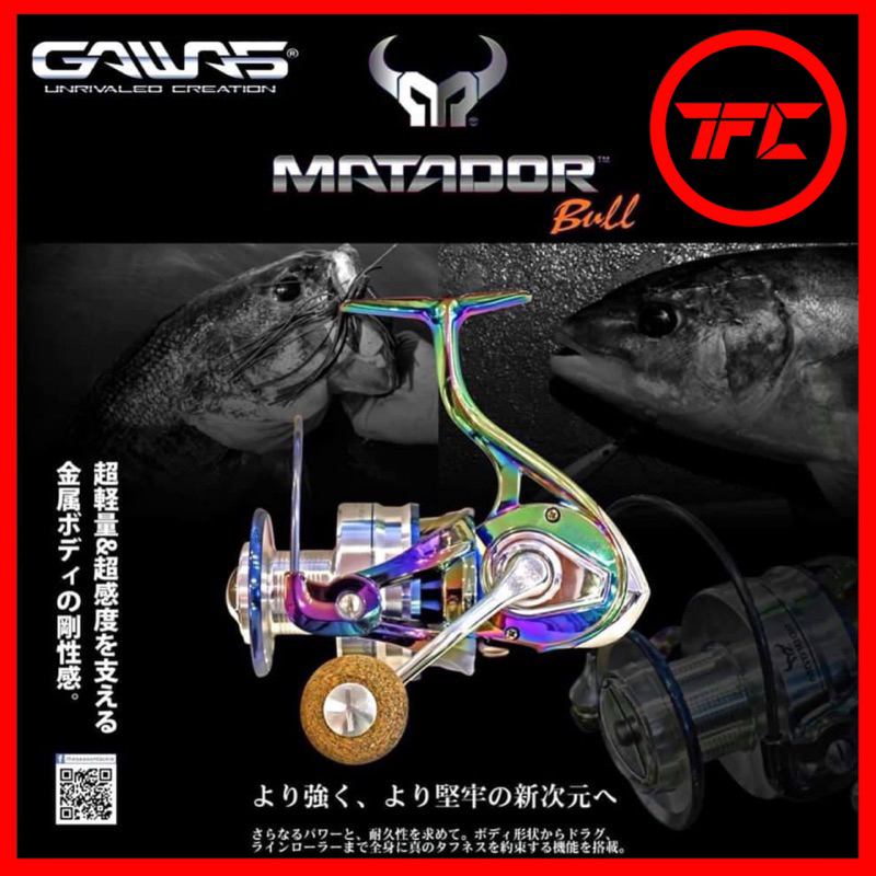 GAWAS Matador Bull SW Spinning Fishing Reel Metal Body SW Saltwater ...