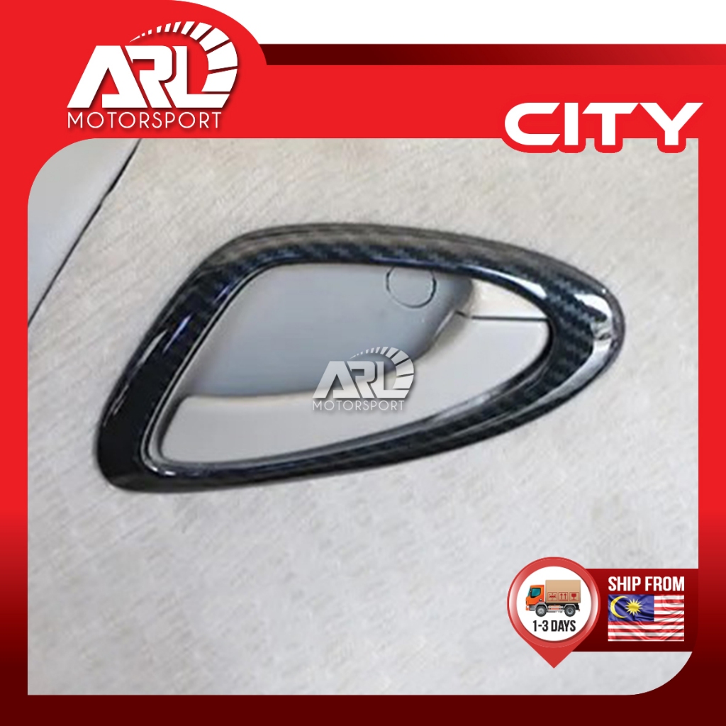 Honda City GD GE ZX 4th Gen Interior Decoration Inner Handle Carbon ...