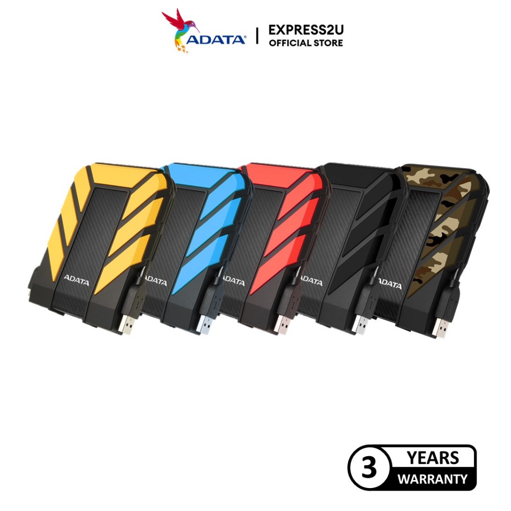 ADATA EXT HDD HD710PRO YELLOW/RED/BLUE/BLACK/CAMOUFLAGE (1TB/2TB/4TB ...