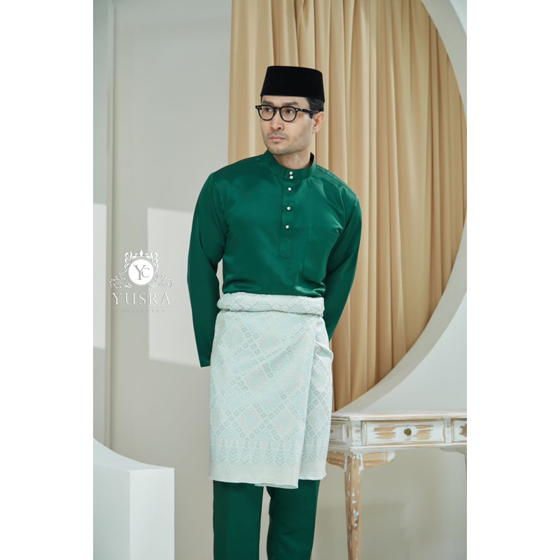 EMERALD GREEN BERPESAK (TRADITIONAL) BY YUSRA COLLECTION | Shopee Malaysia