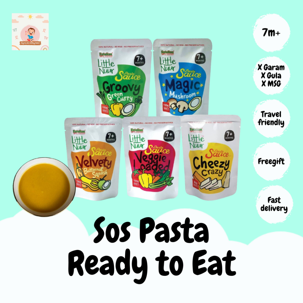EATALIAN EXPRESS BABY PASTA SAYUR SOS PASTA BABY PASTA SAYUR MAKANAN ...
