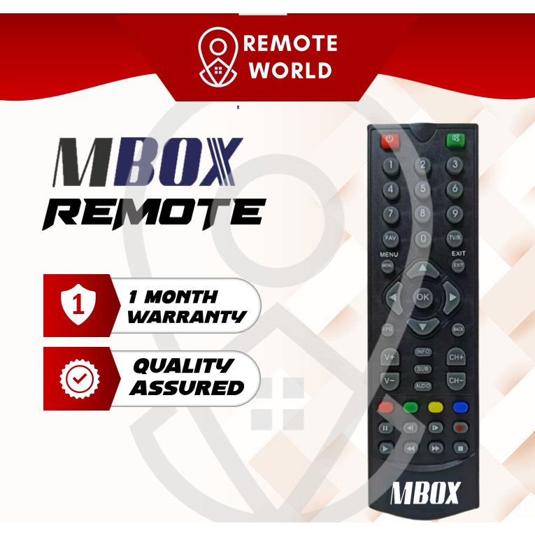 MBox Decoder Remote Control | Alat Kawalan Jauh Dekoder mbox mytv ...