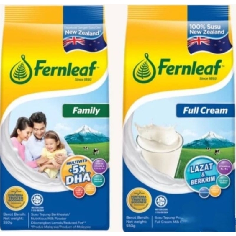 FERNLEAF FULL CREAM / FAMILY MILK POWDER 550G | Shopee Malaysia