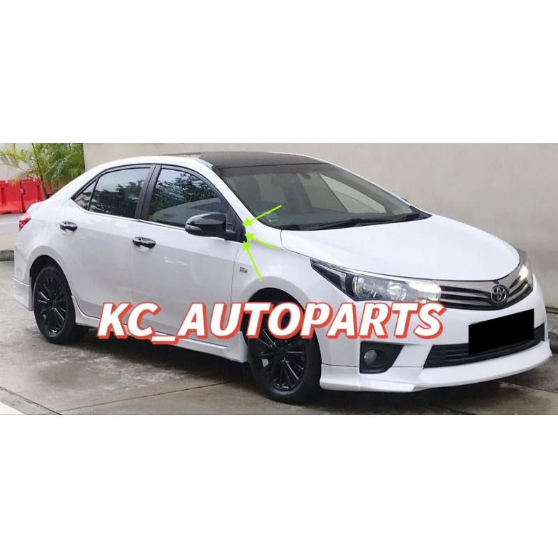 TOYOTA ALTIS 2014 -2018 SIDE MIRROR END (TRIANGLE) FENDER COVER / DELTA ...