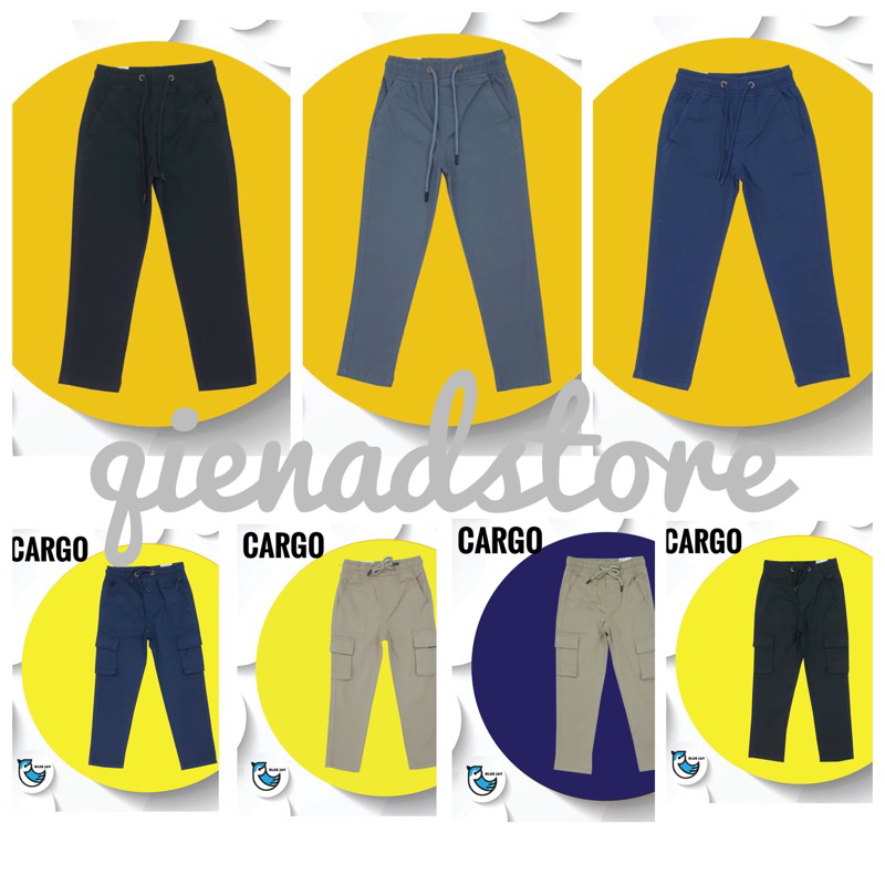 Seluar Slack Cargo Jalan Raya Budak Kanak Lelaki Cotton Unisex Kids ...