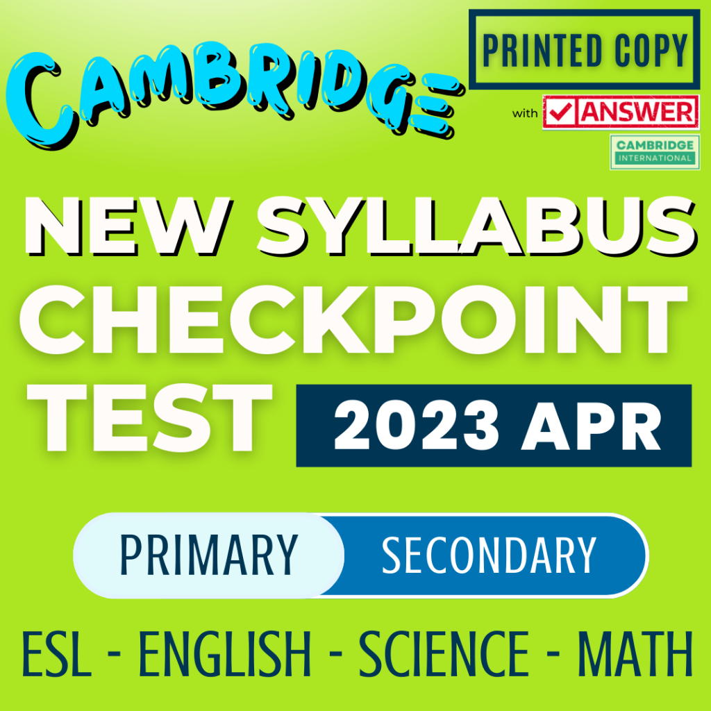 PRINTED💥T4 NEW 2023 APR Cambridge Primary Checkpoint Year 6 Secondary ...