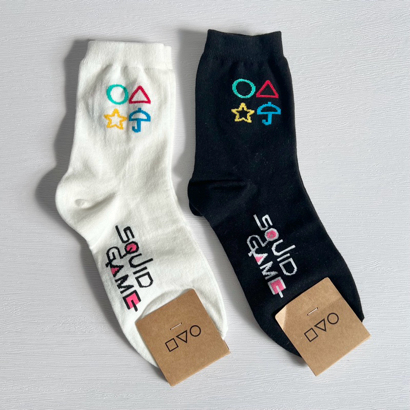 Squid Game Cartoon Korean TV Series Socks - Original Made in Korea ...