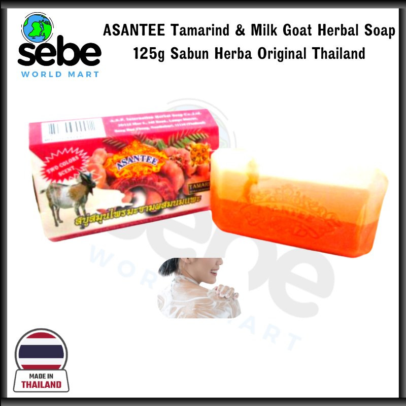 ASANTEE Tamarind & Milk Goat With Honey Herbal Soap 125g Sabun Herba ...