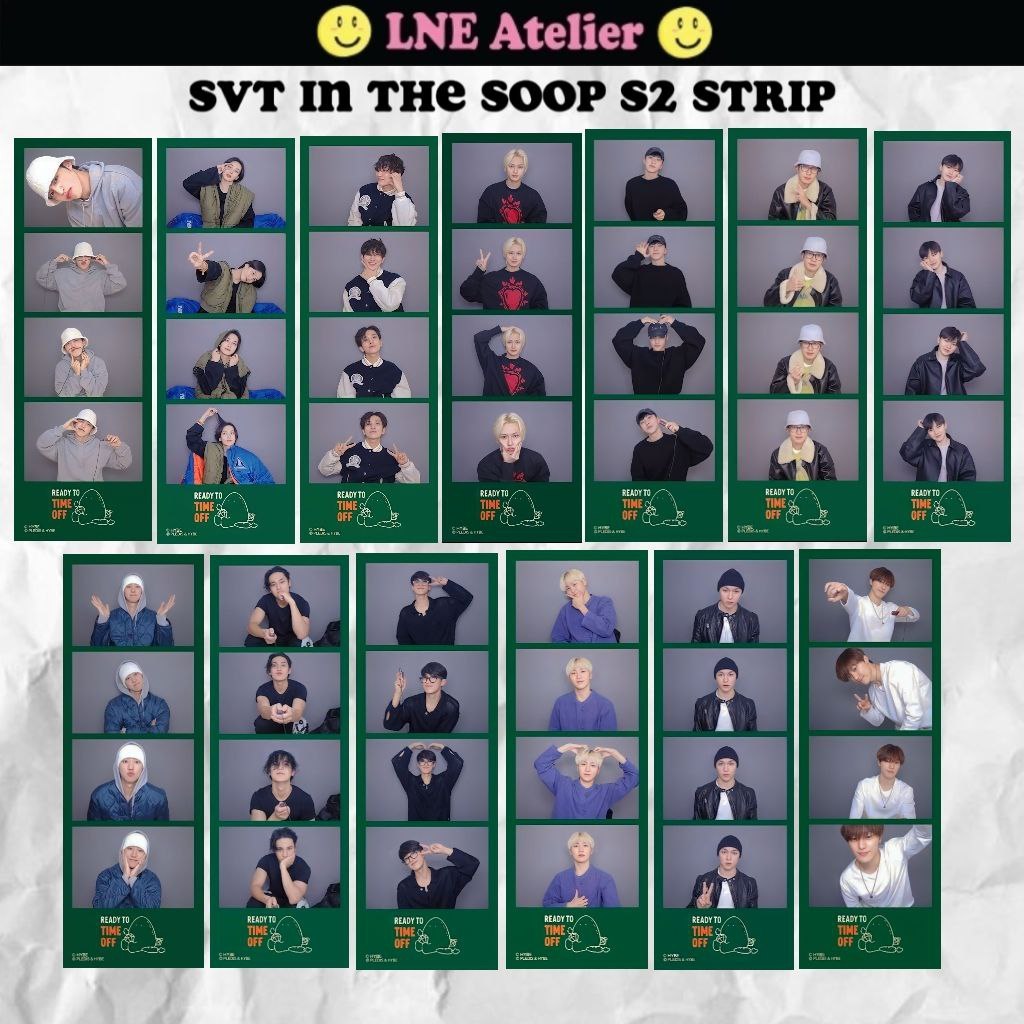 SEVENTEEN IN THE SOOP S2 PHOTOMATIC 4-CUT STRIP l LNE Atelier | Shopee Malaysia