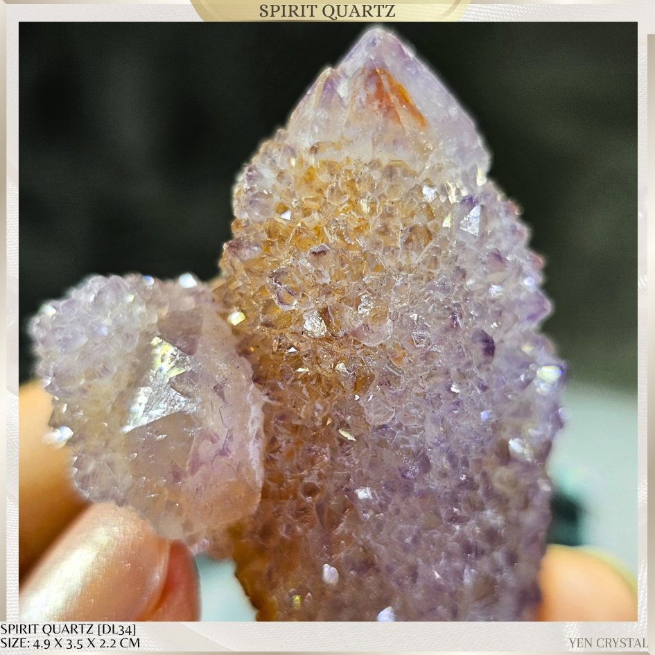 AMETHYST SPIRIT QUARTZ *HIGH QUALITY NATURAL CRYSTAL*SOUTH AFRICA[DL34 ...