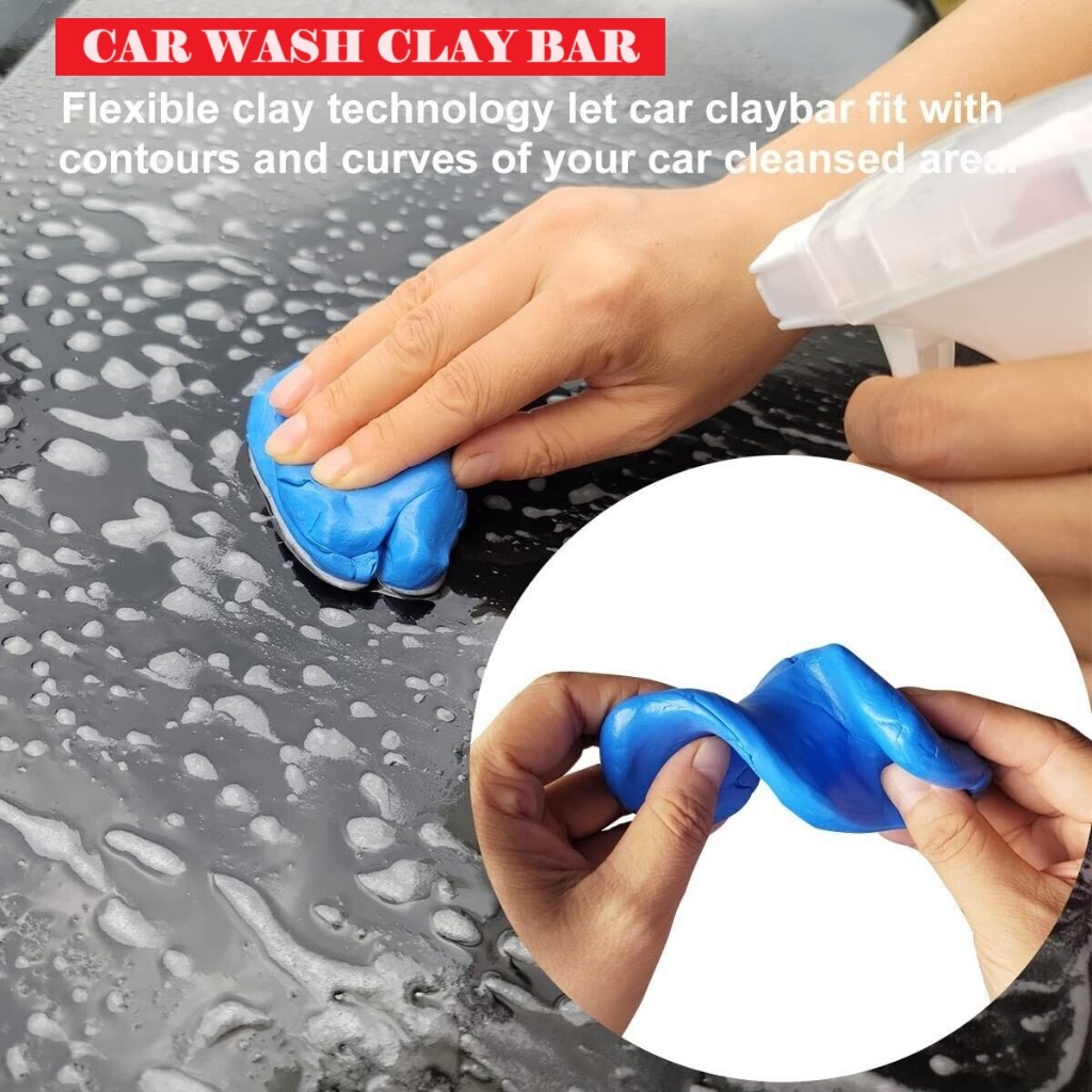 Car Wash Clay Mud Bar Cleaning Glass Mirror Stain Sludge Remover ...