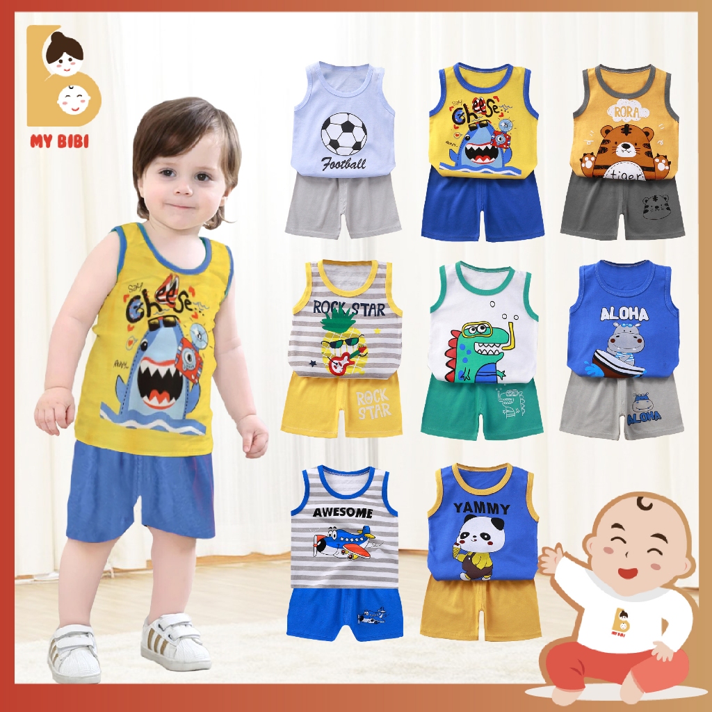 Kids singlet baby boy sleeveless shirt baby boys singlet kids baju ...