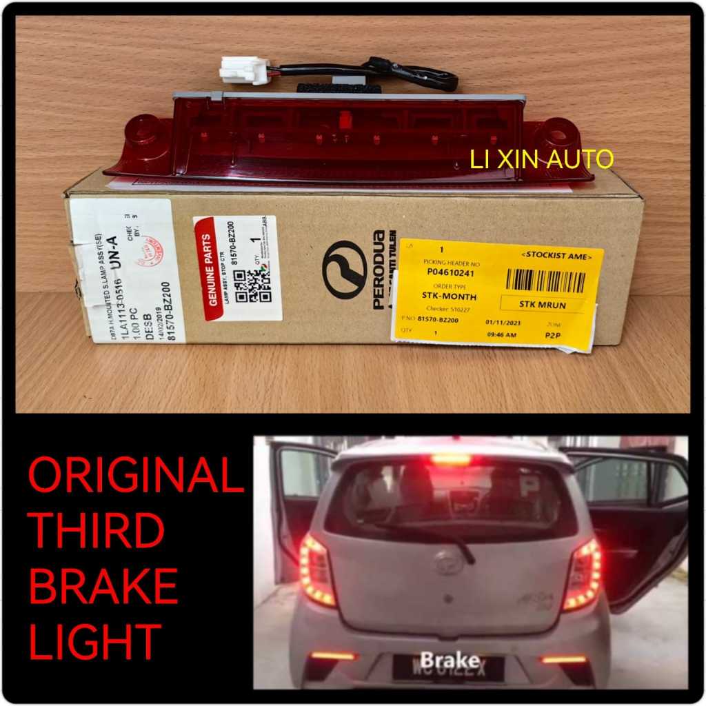 PERODUA AXIA ORIGINAL THIRD BRAKE LIGHT / BRAKE LAMP / SPOILER LAMP ...
