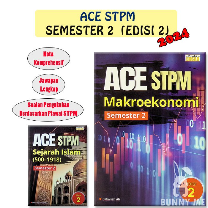 [BUNNY] 2024 Buku Rujukan : ACE STPM SEMESTER 2 (Edisi 2)-PENERBIT EHSAN | Shopee Malaysia