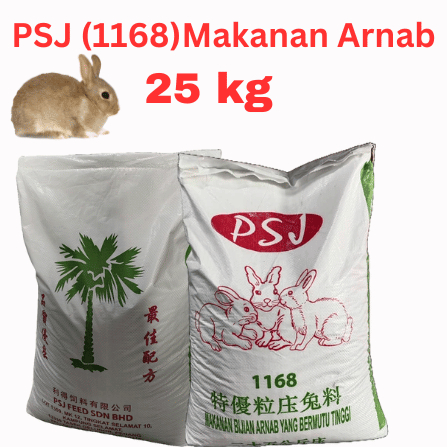 RABBIT FOOD | Makanan Arnab Premium Dedak Arnab Bermutu Tinggi -25KG ...